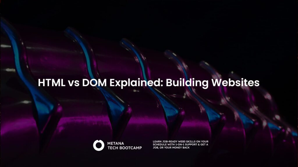 HTML vs DOM Explained: Building Websites - Metana