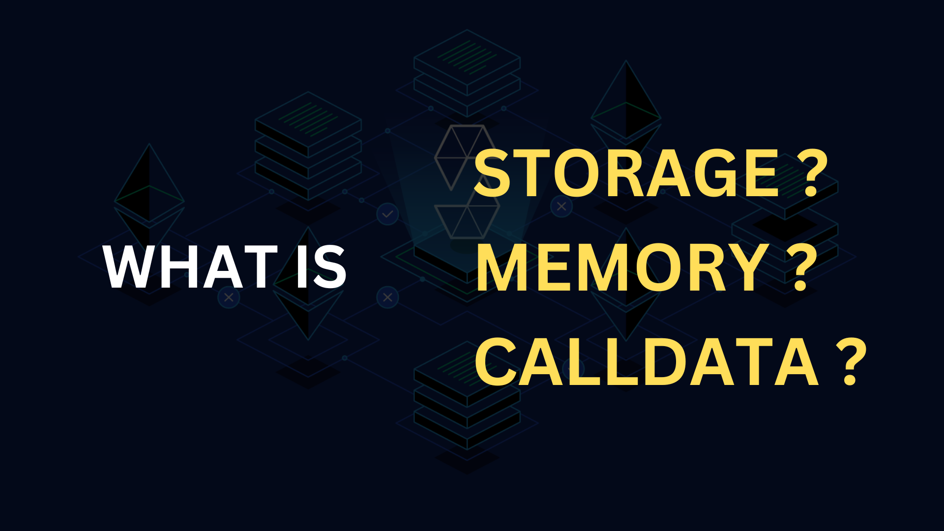 Solidity State Variables: Storage vs. Memory vs Calldata - Metana