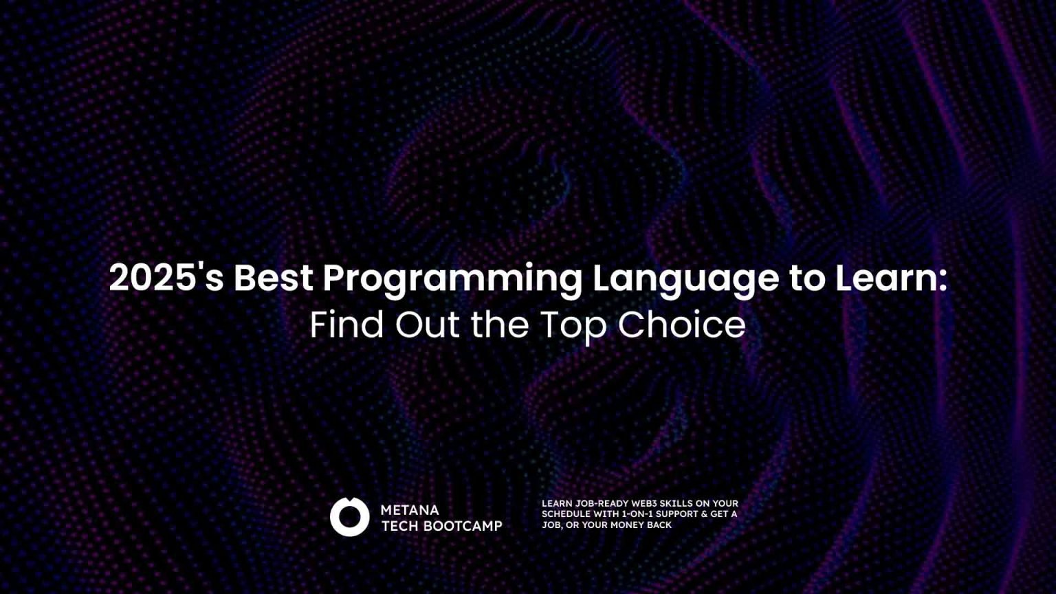 9 Best Programming Languages to Learn in 2025 - Metana